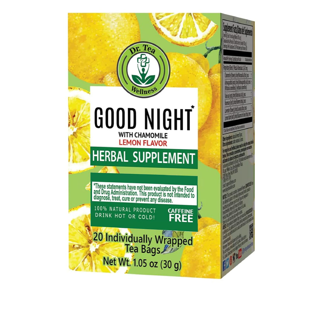 Dr. Tea chamomile herbal tea bags