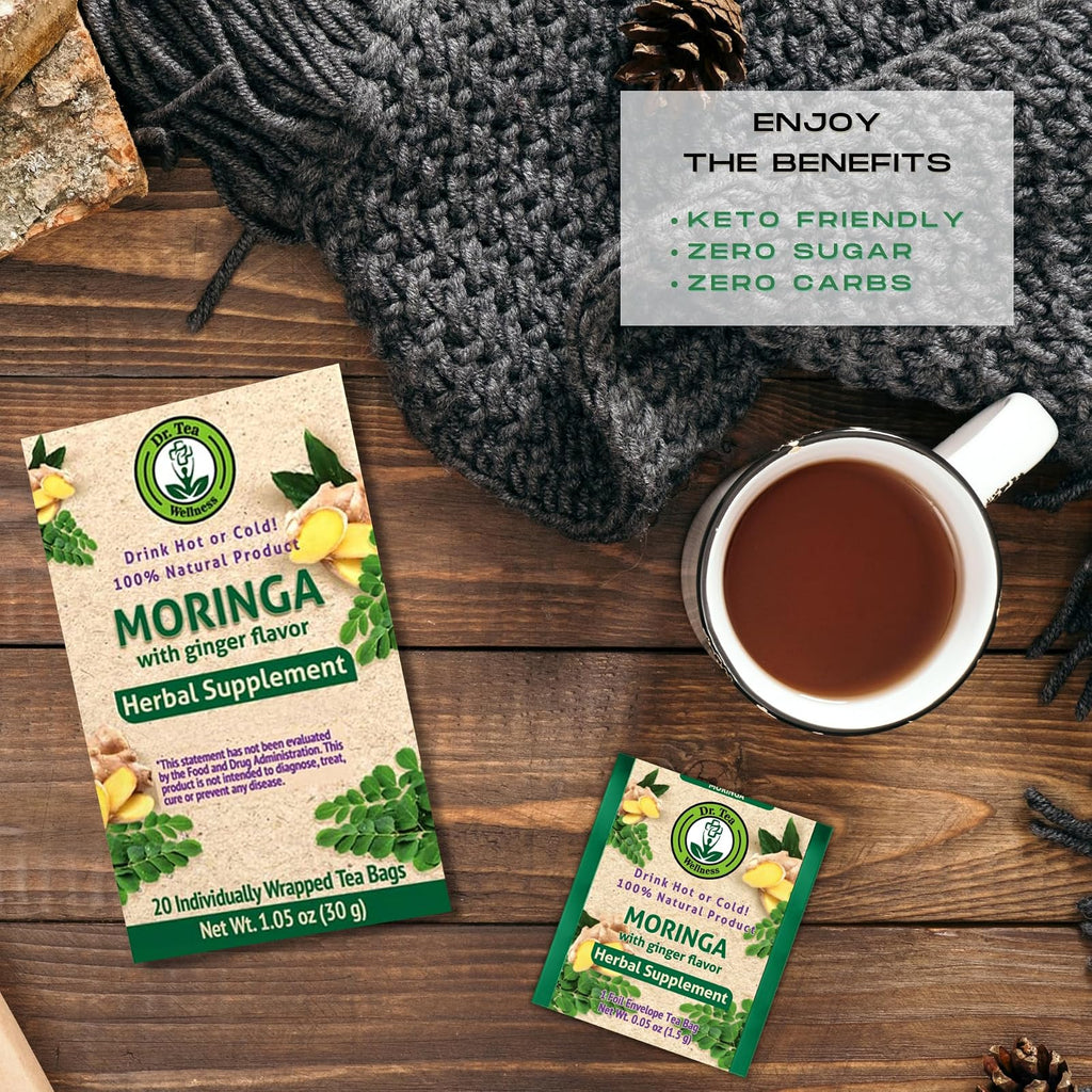 Dr. Tea Wellness ginger herbal infusion