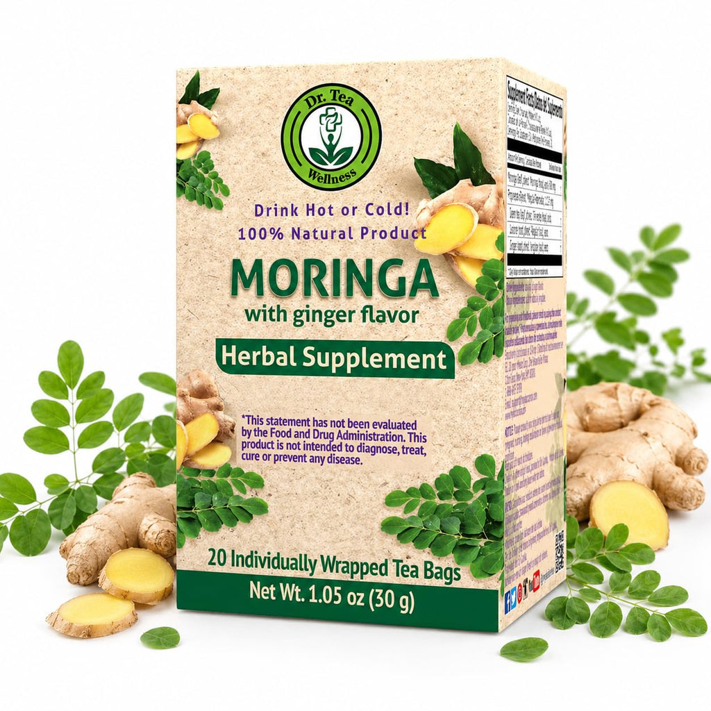 Dr. Tea Wellness Moringa herbal tea bags