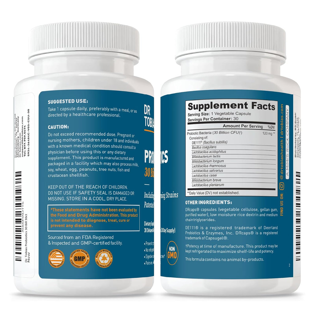 Dr. Tobias 30 capsules for daily wellness