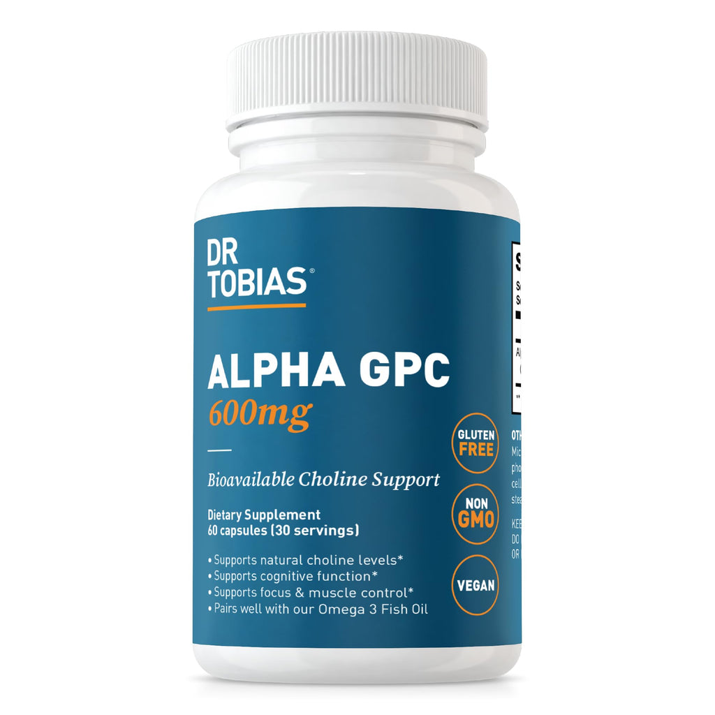 Dr. Tobias Alpha GPC capsules for brain health