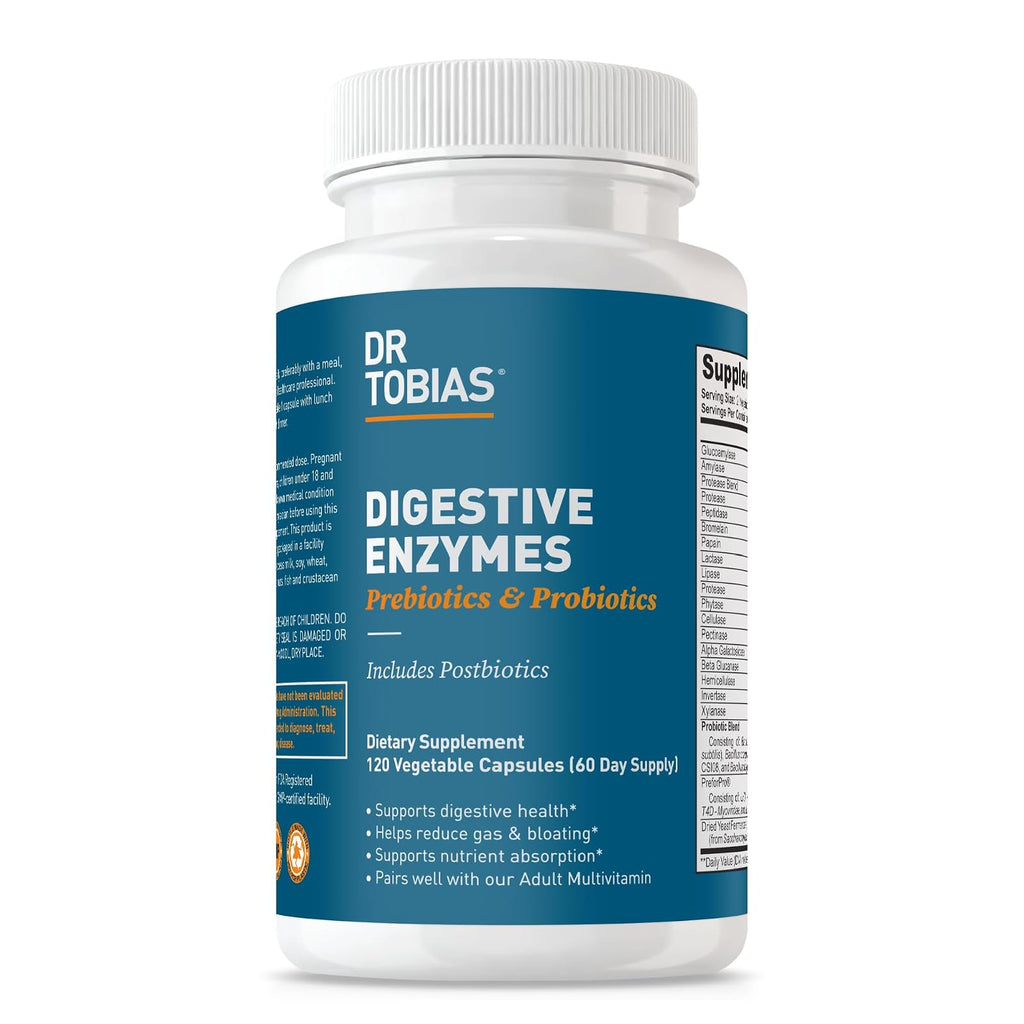 Dr. Tobias digestive enzymes for gut health