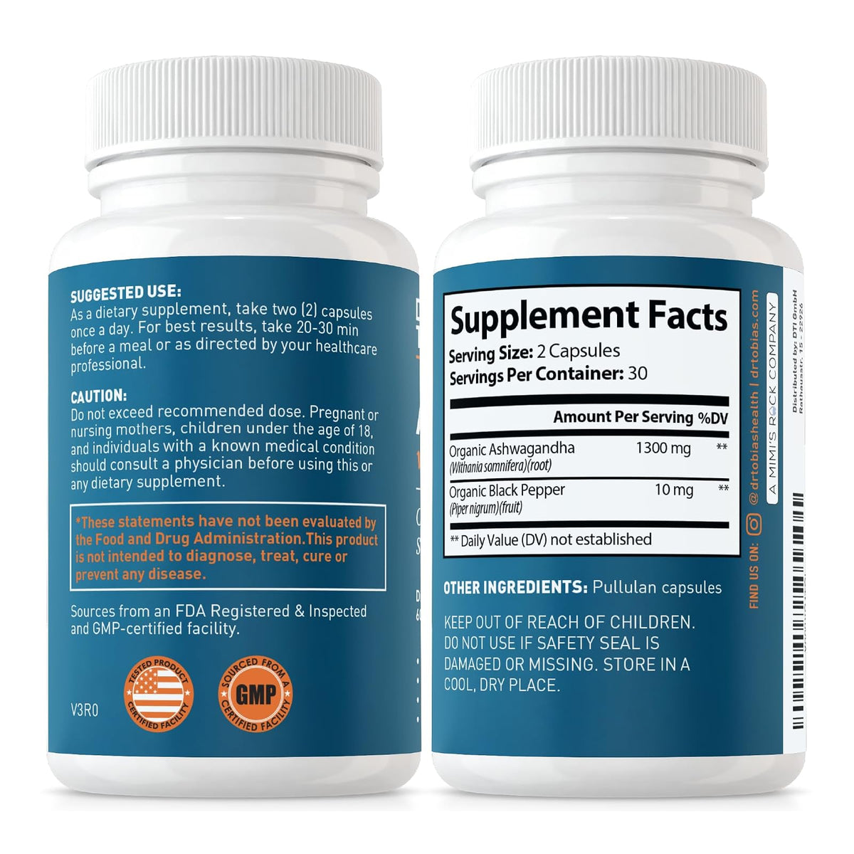 Dr. Tobias herbal ashwagandha benefits
