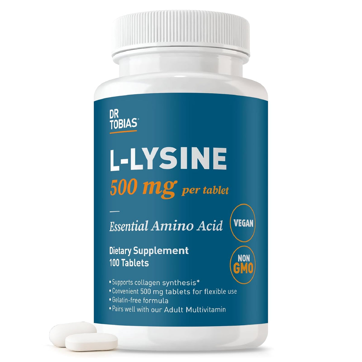 Dr. Tobias L-Lysine 500 mg tablets