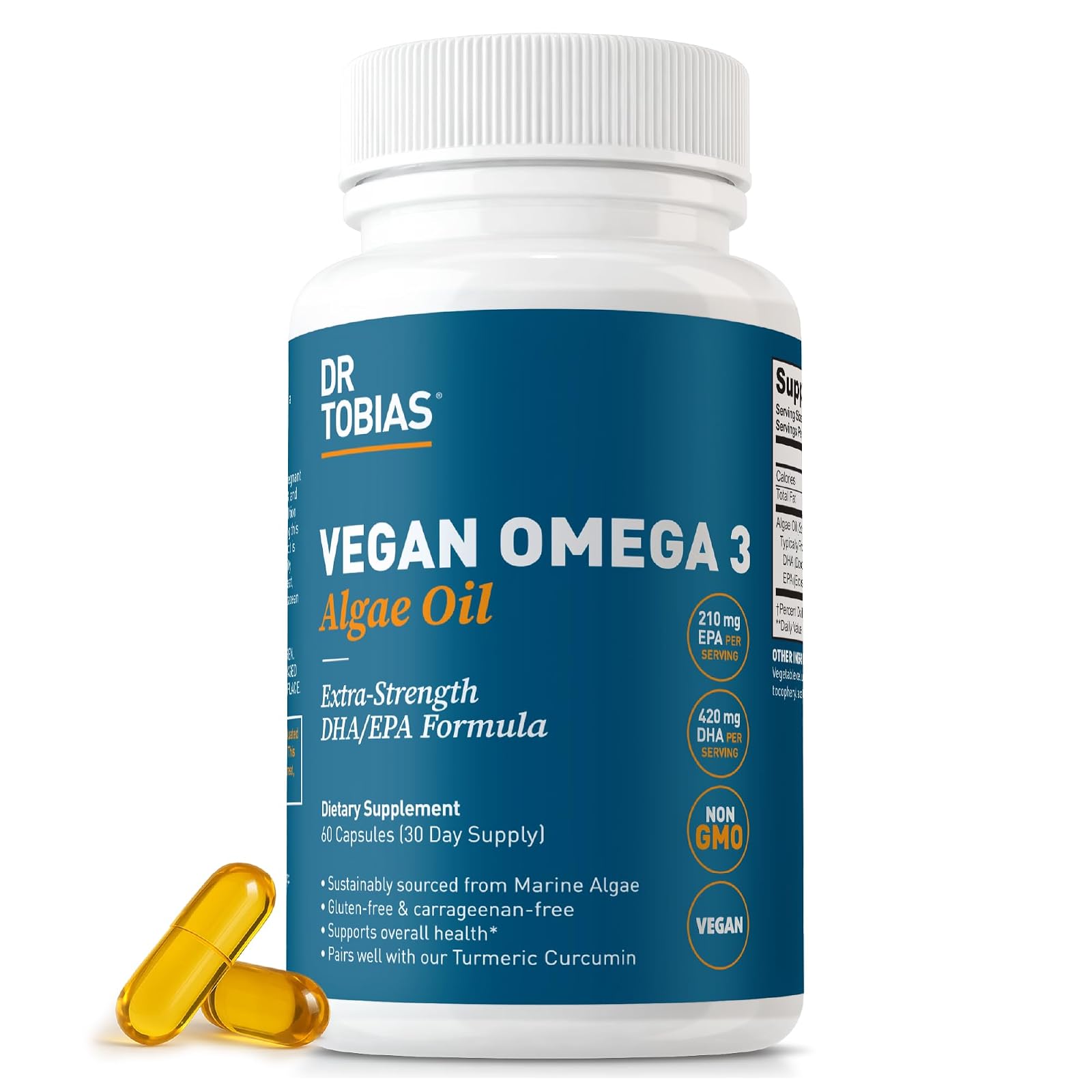 Dr. Tobias vegan omega 3 capsules