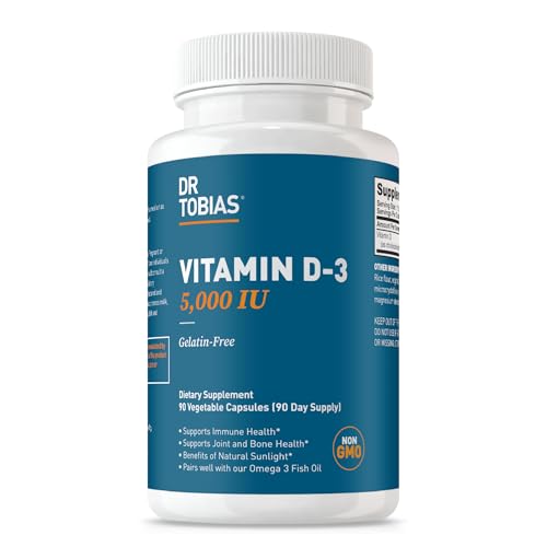 Dr. Tobias Vitamin D3 5000 IU capsules