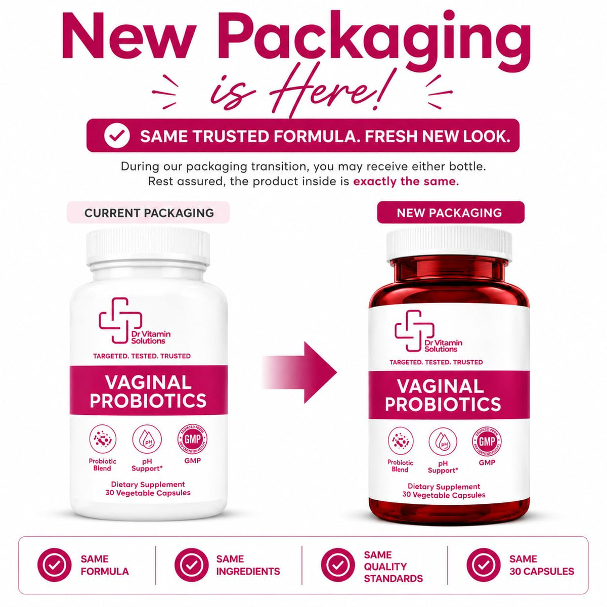 DR VITAMIN SOLUTIONS probiotic capsules