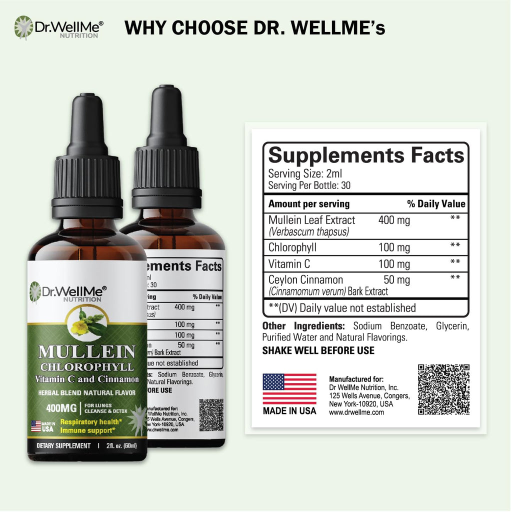 DR WELLME nutrition mullein extract