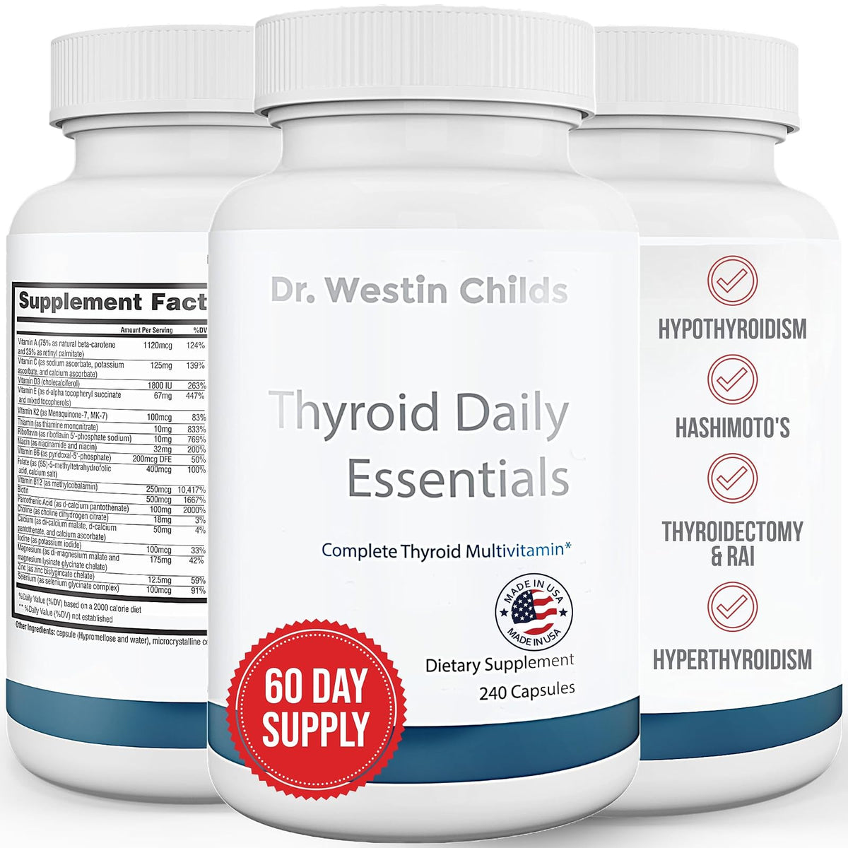 Dr. Westin Childs multivitamins for energy
