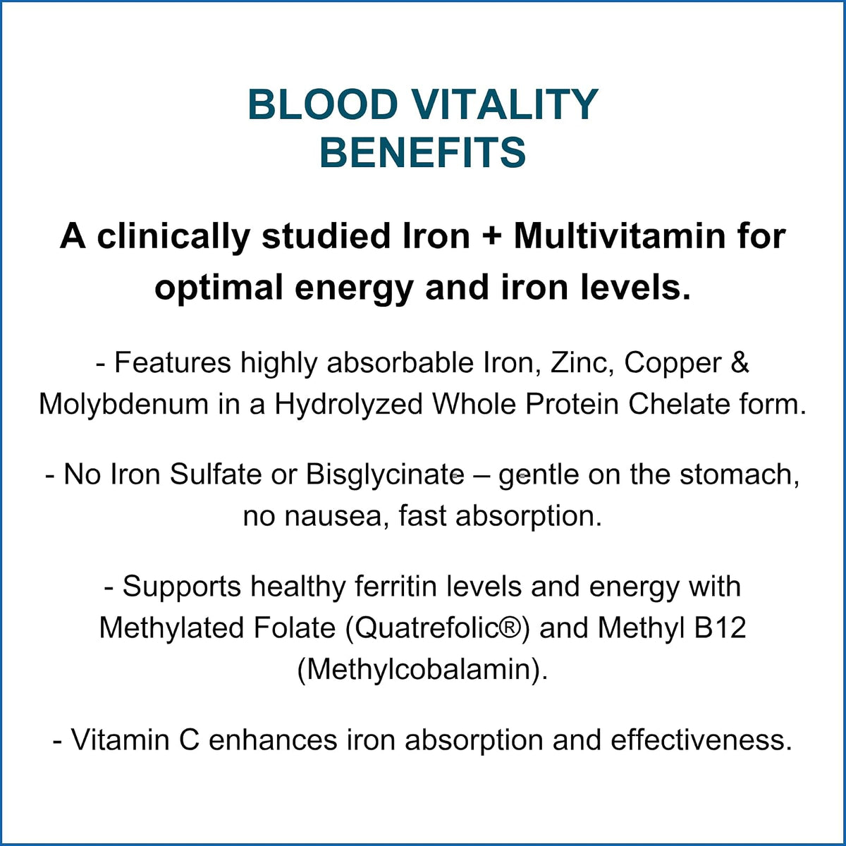 Dr. Wholeness iron for daily wellness