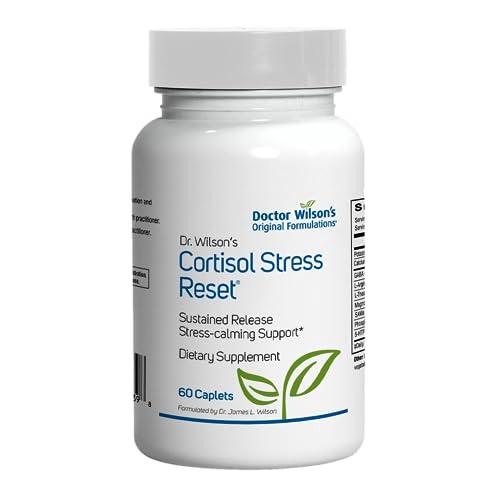 Dr. Wilson's Cortisol Stress Reset caplets for relaxation
