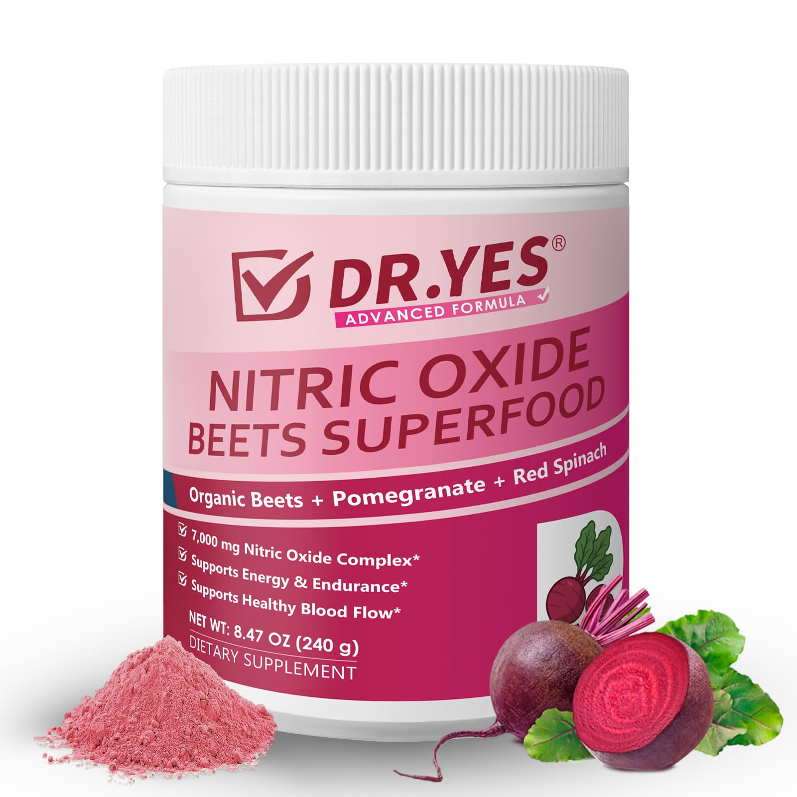 DR.YES organic beet root powder benefits