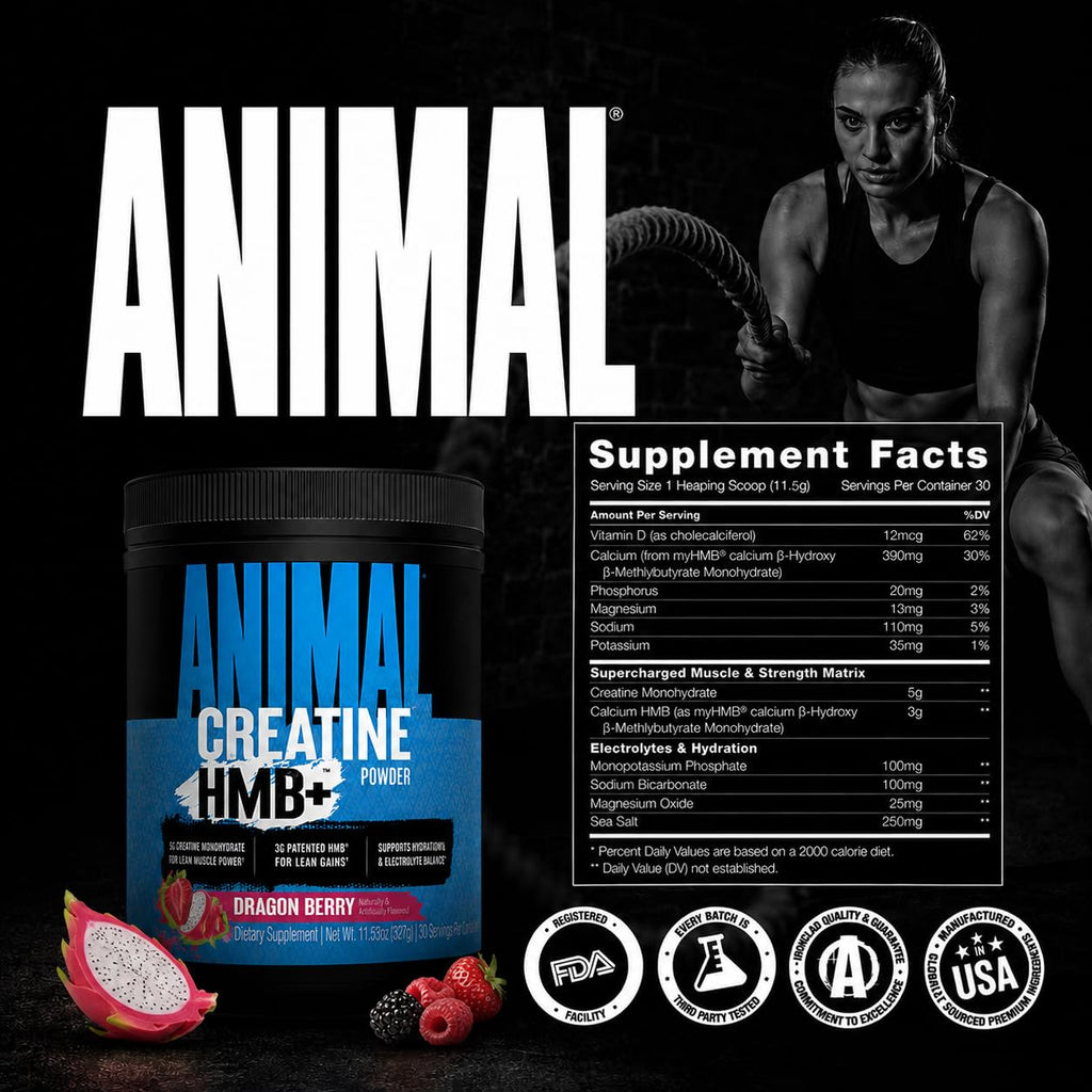 Dragon Berry flavour creatine for tasty workouts