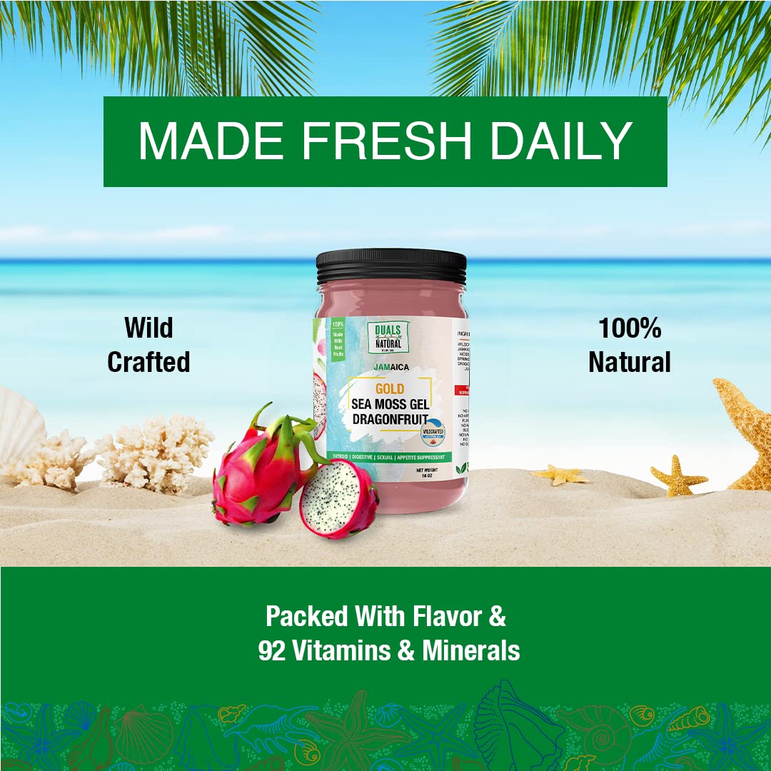 Dragon fruit infused sea moss