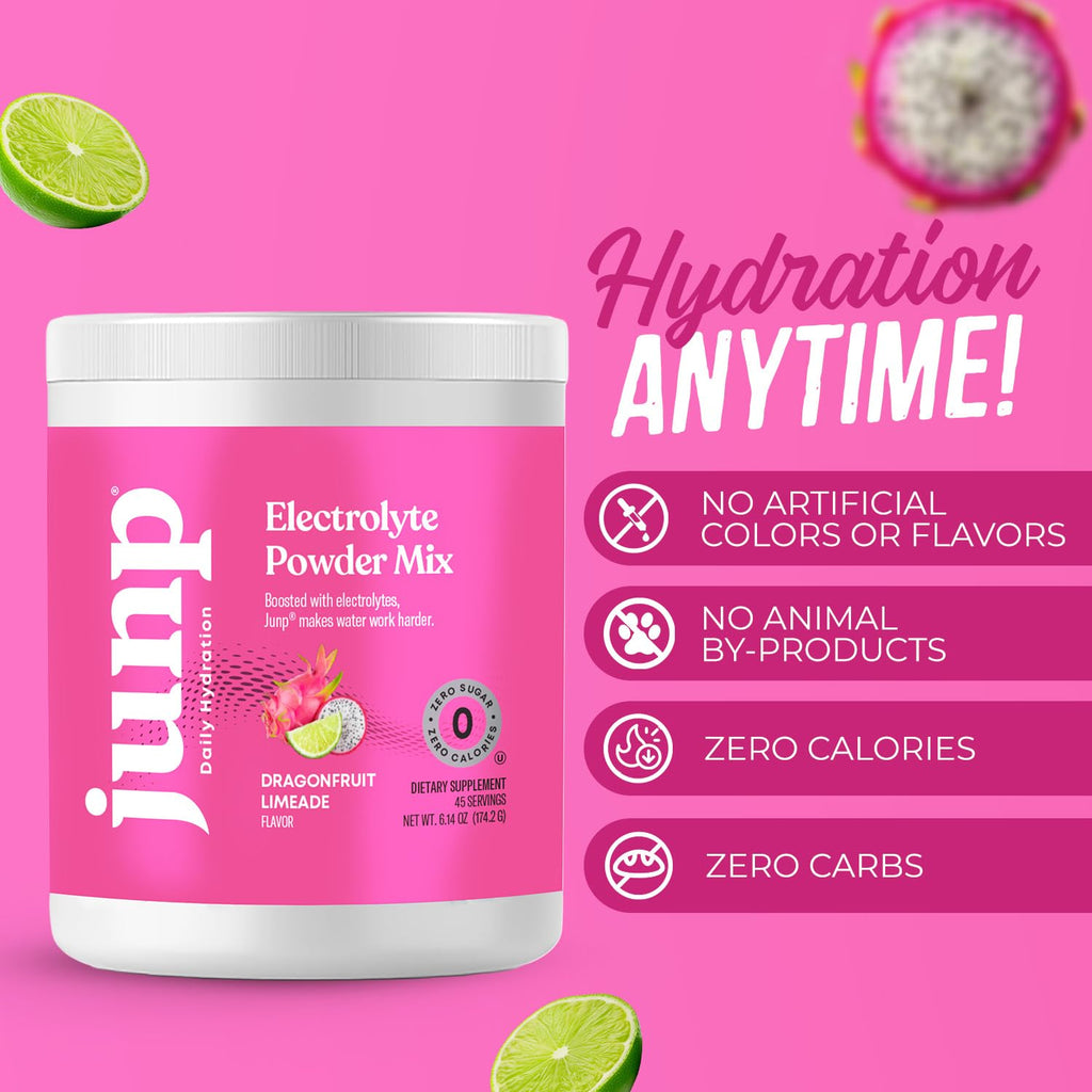 Dragonfruit limeade electrolyte drink mix
