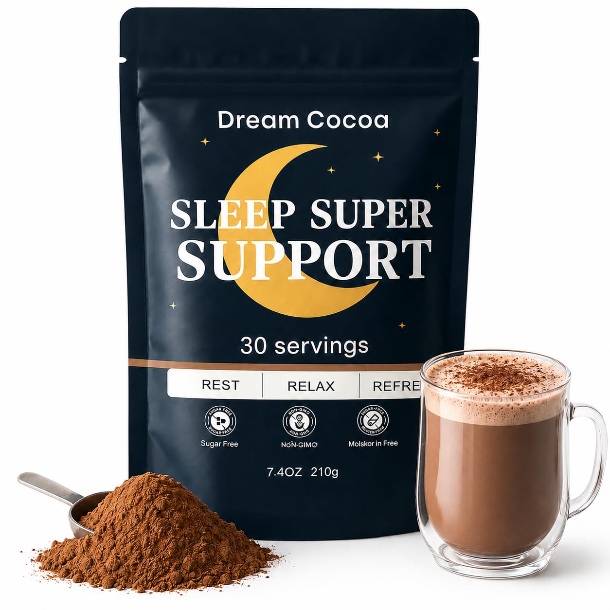 Dream Cocoa magnesium hot cocoa