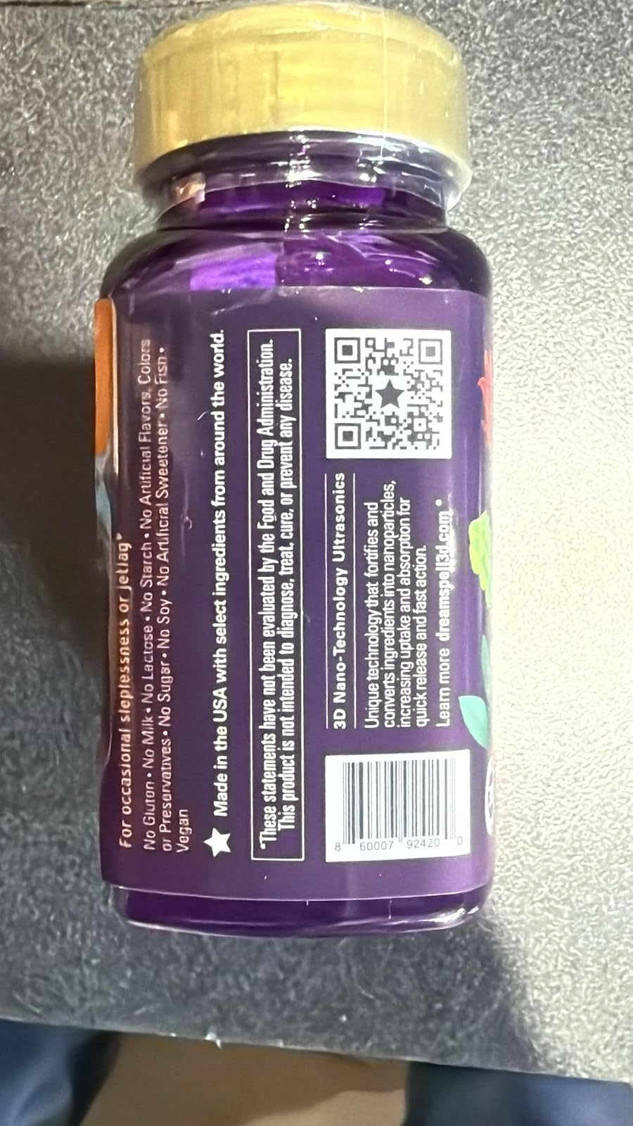 Dream Spell 3 mg melatonin capsules