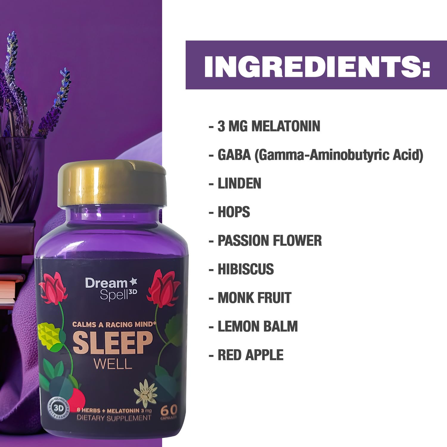 Dream Spell 30 capsules for better sleep