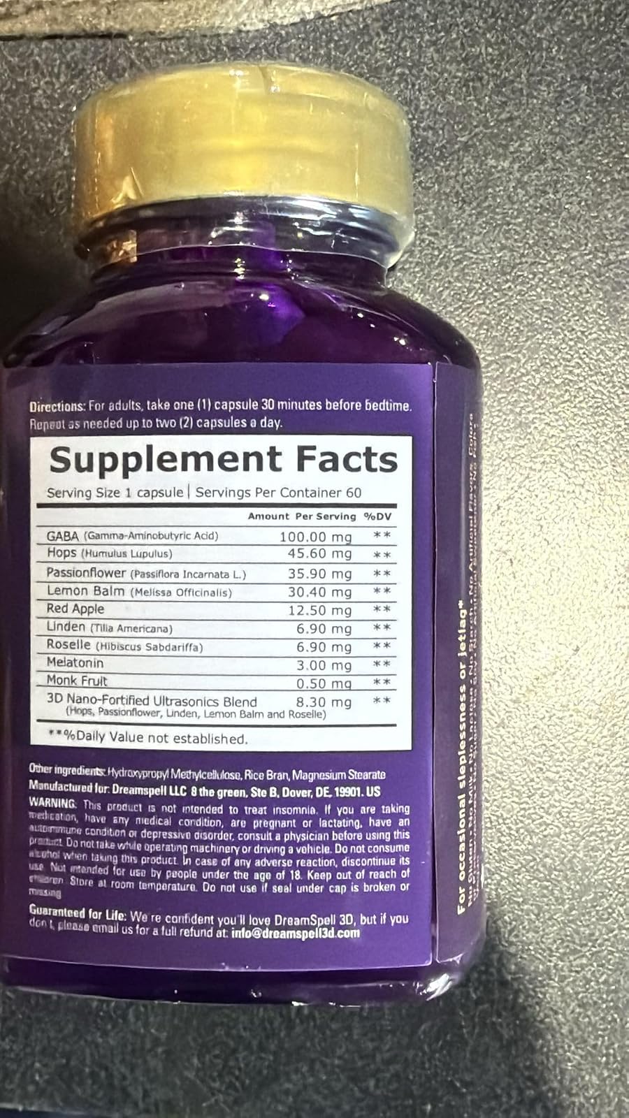 Dream Spell melatonin for restful nights
