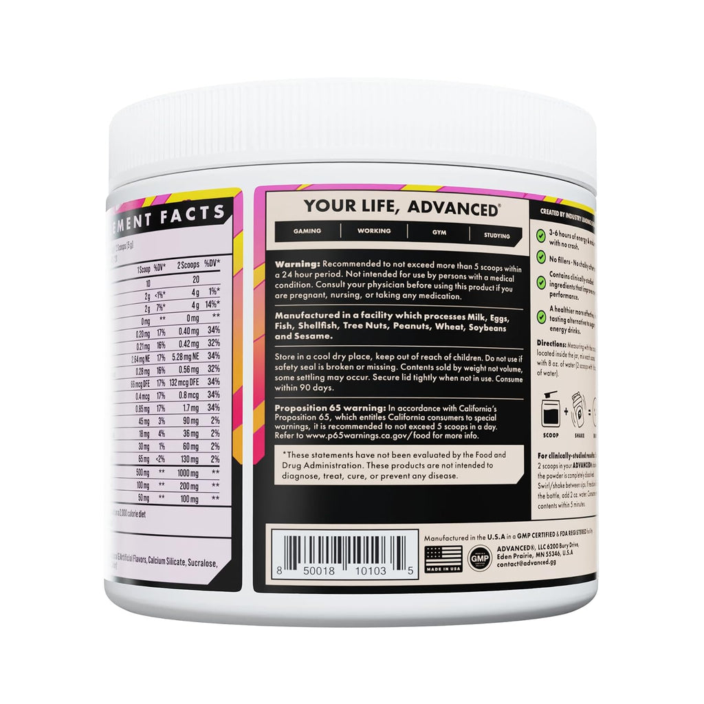 Dream Team Punch energy supplement for athletes