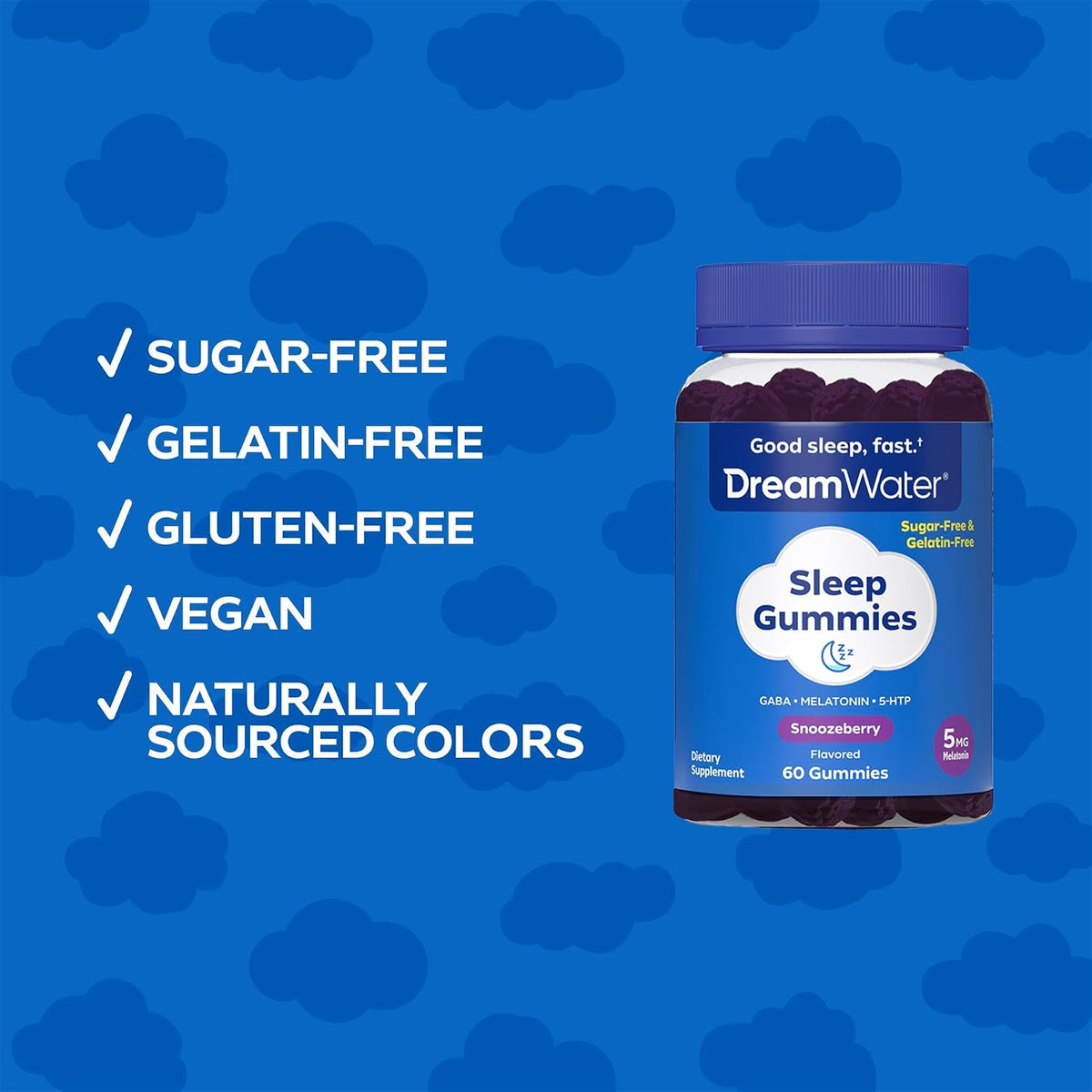 Dream Water gummies for restful sleep