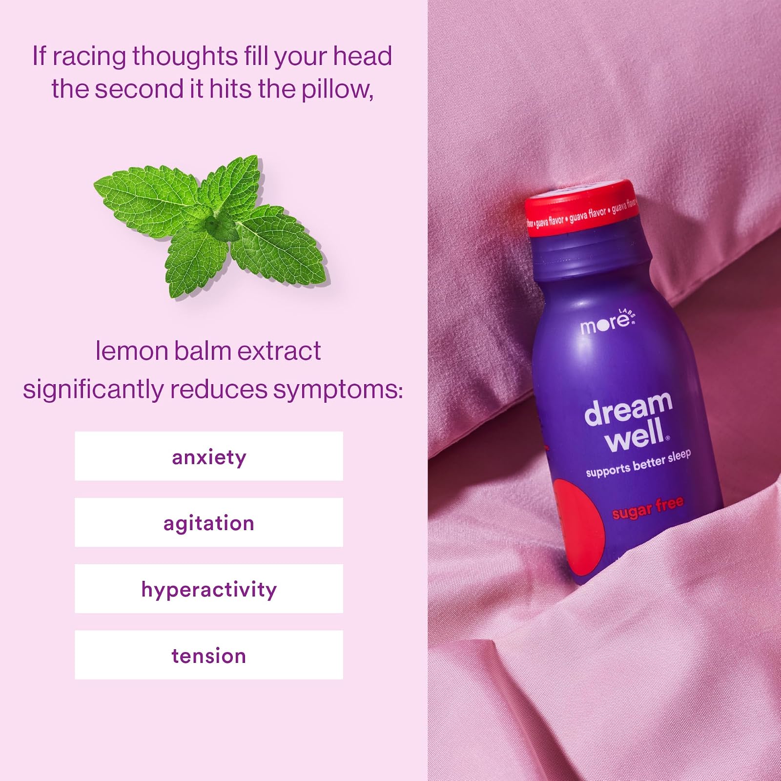 Dream Well melatonin for better sleep