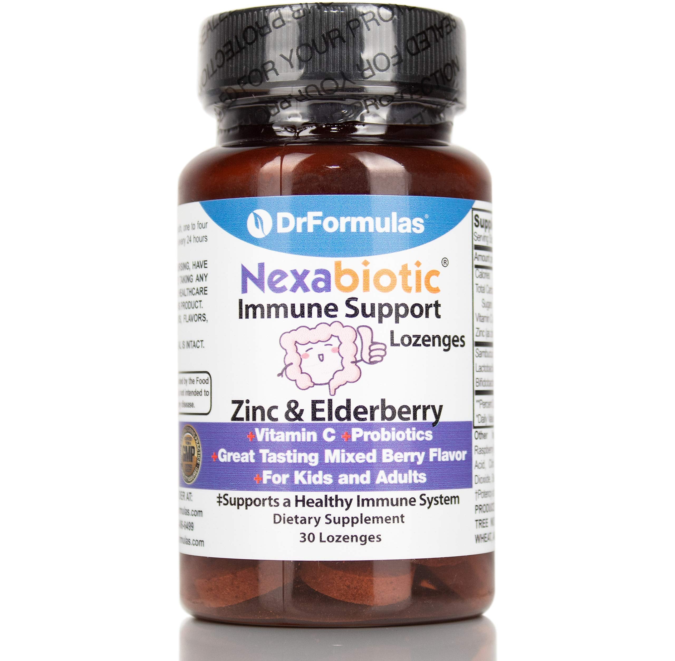 DrFormulas elderberry lozenges with zinc
