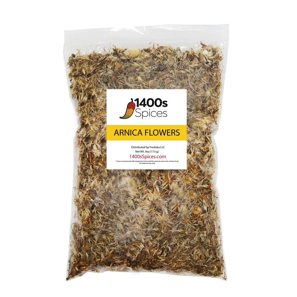 dried arnica flowers for herbal tea