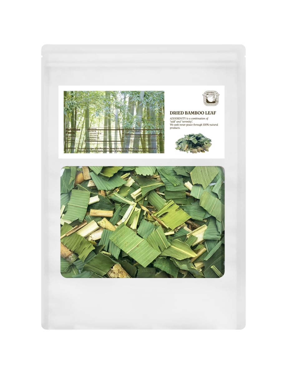 Dried bamboo leaf for healthy hair