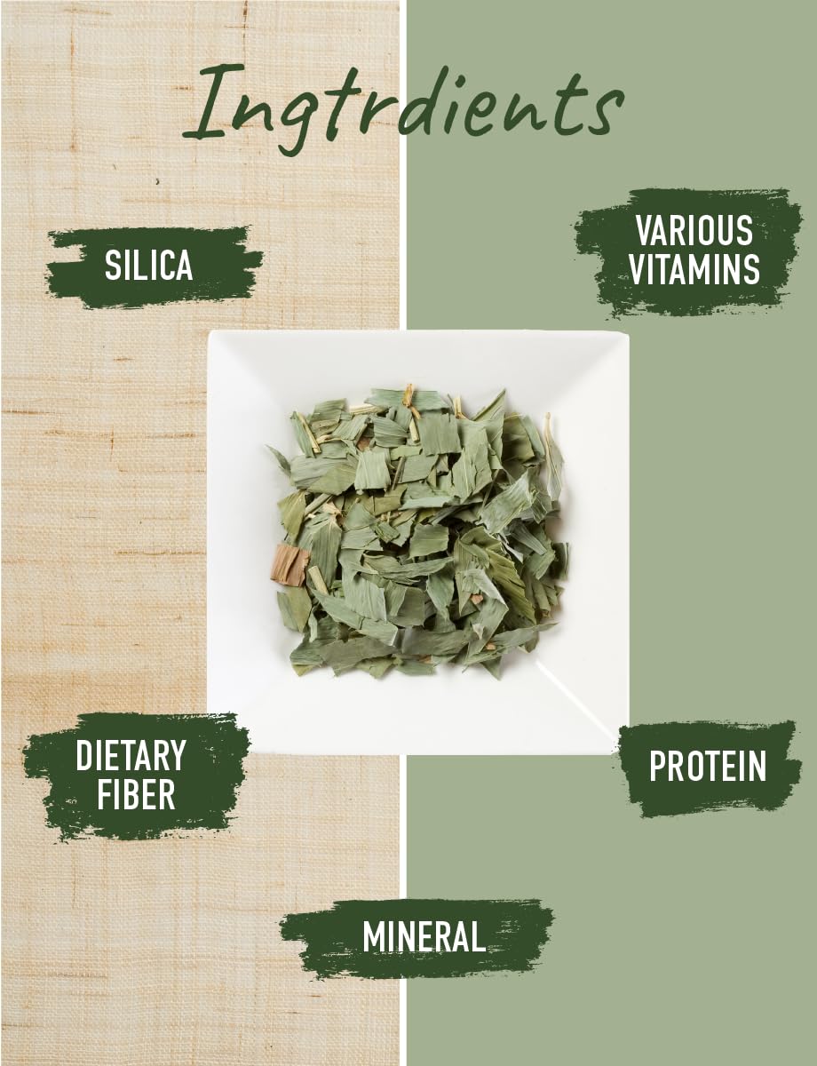 Dried bamboo leaf for wellness benefits