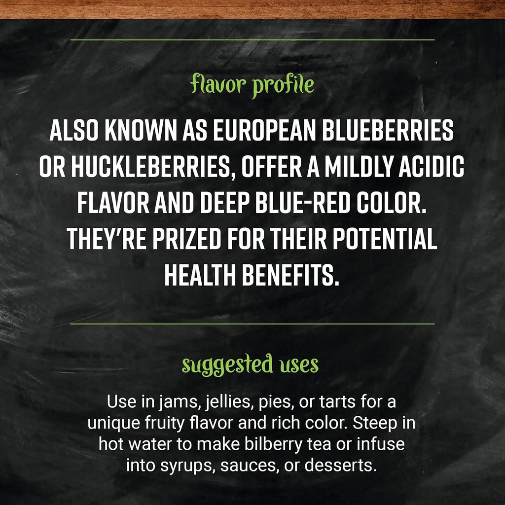 dried bilberry for herbal remedies