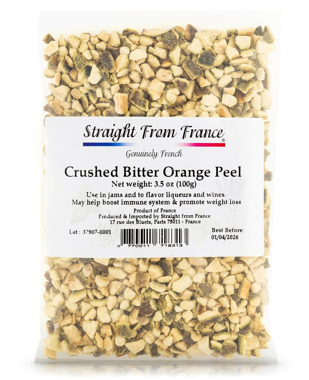 Dried bitter orange peel tea