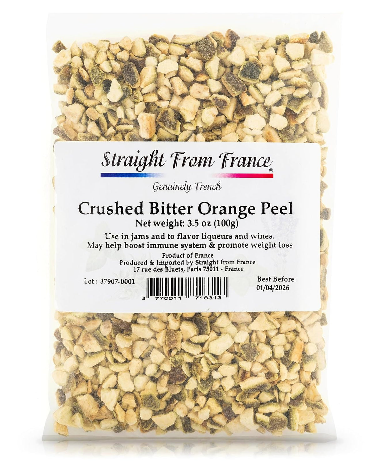 Dried bitter orange peel tea