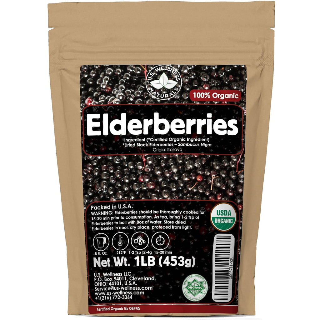 dried black elderberry for immunity