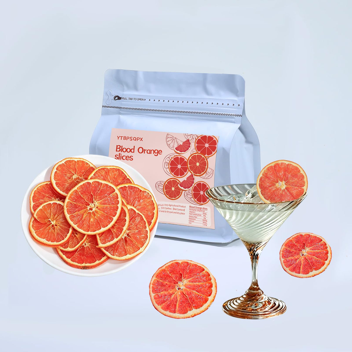 dried blood orange slices for tea