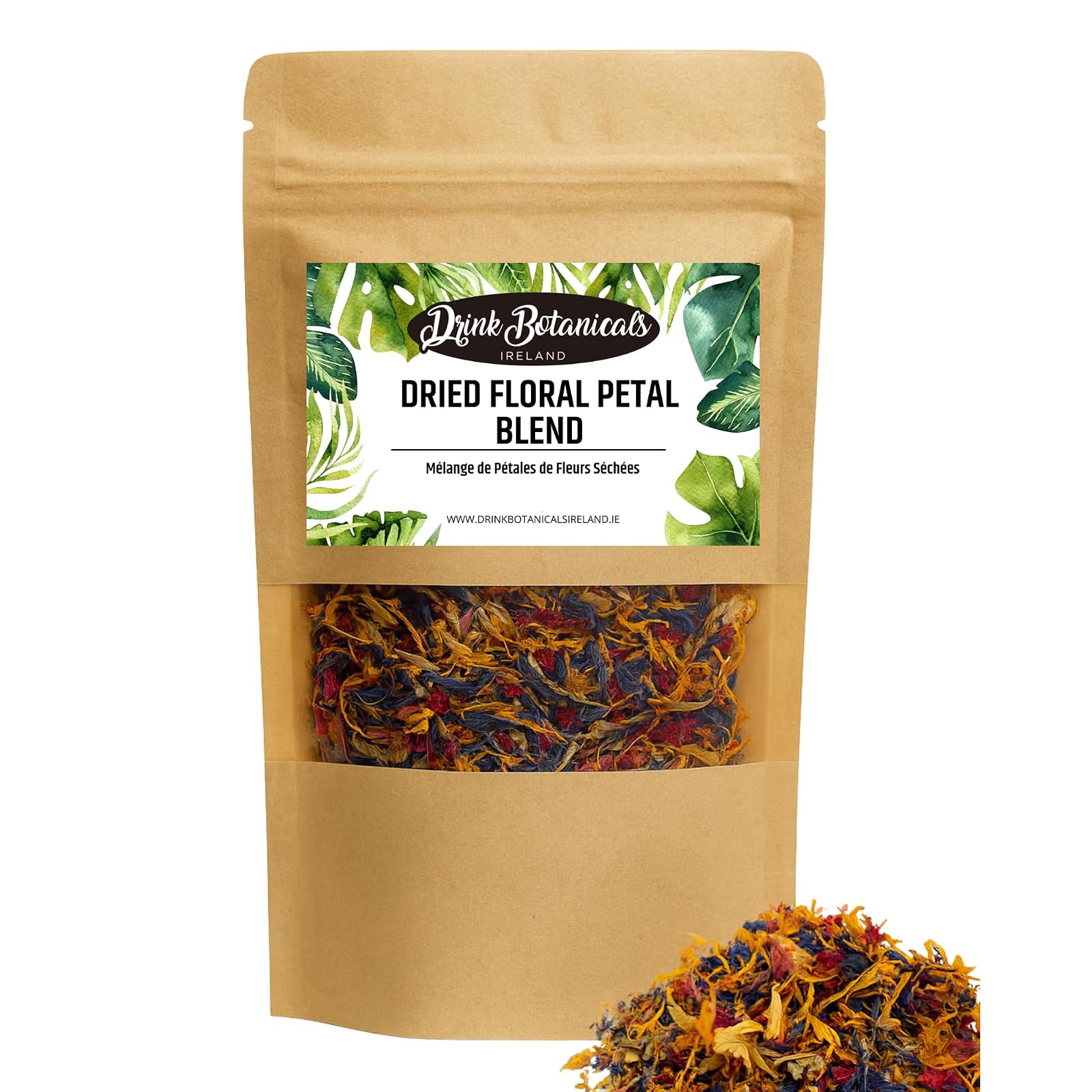 Dried blue cornflower herbal tea
