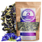 dried butterfly pea flowers herbal tea