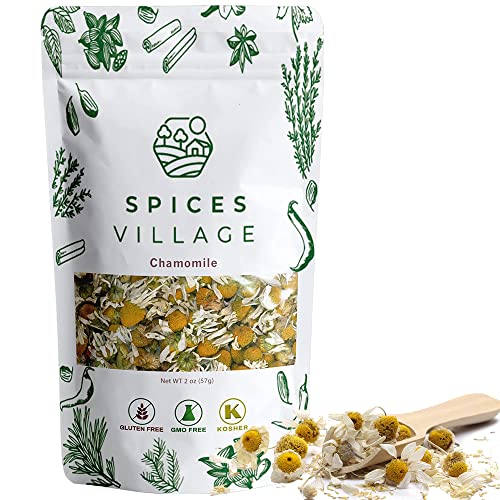 dried chamomile flowers for tea