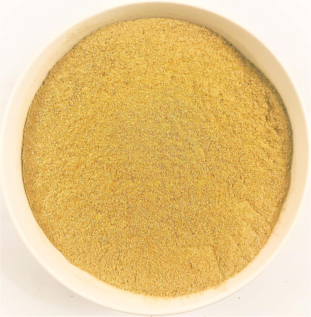 dried chamomile tea powder