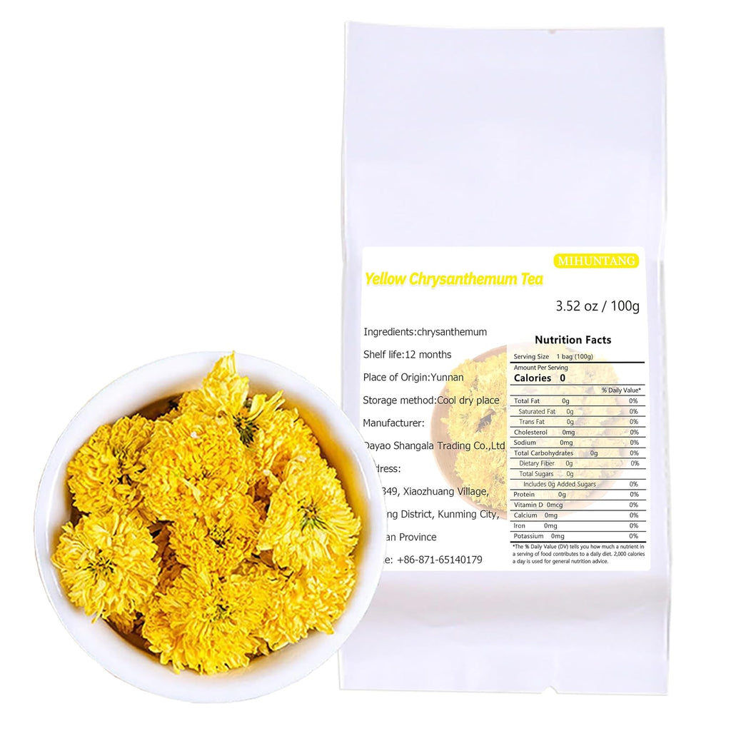 Dried chrysanthemum flowers herbal tea