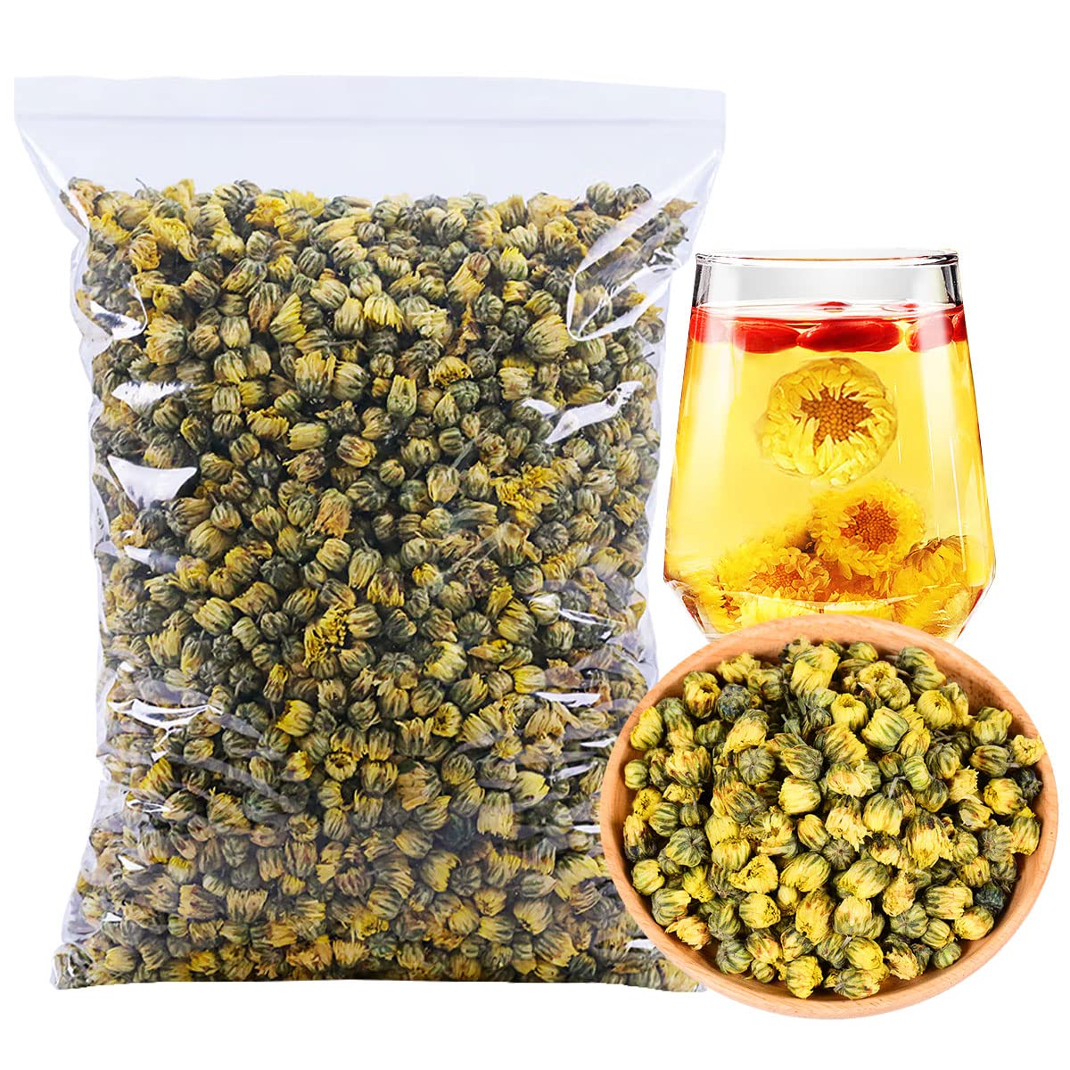 Dried chrysanthemum tea bags caffeine free