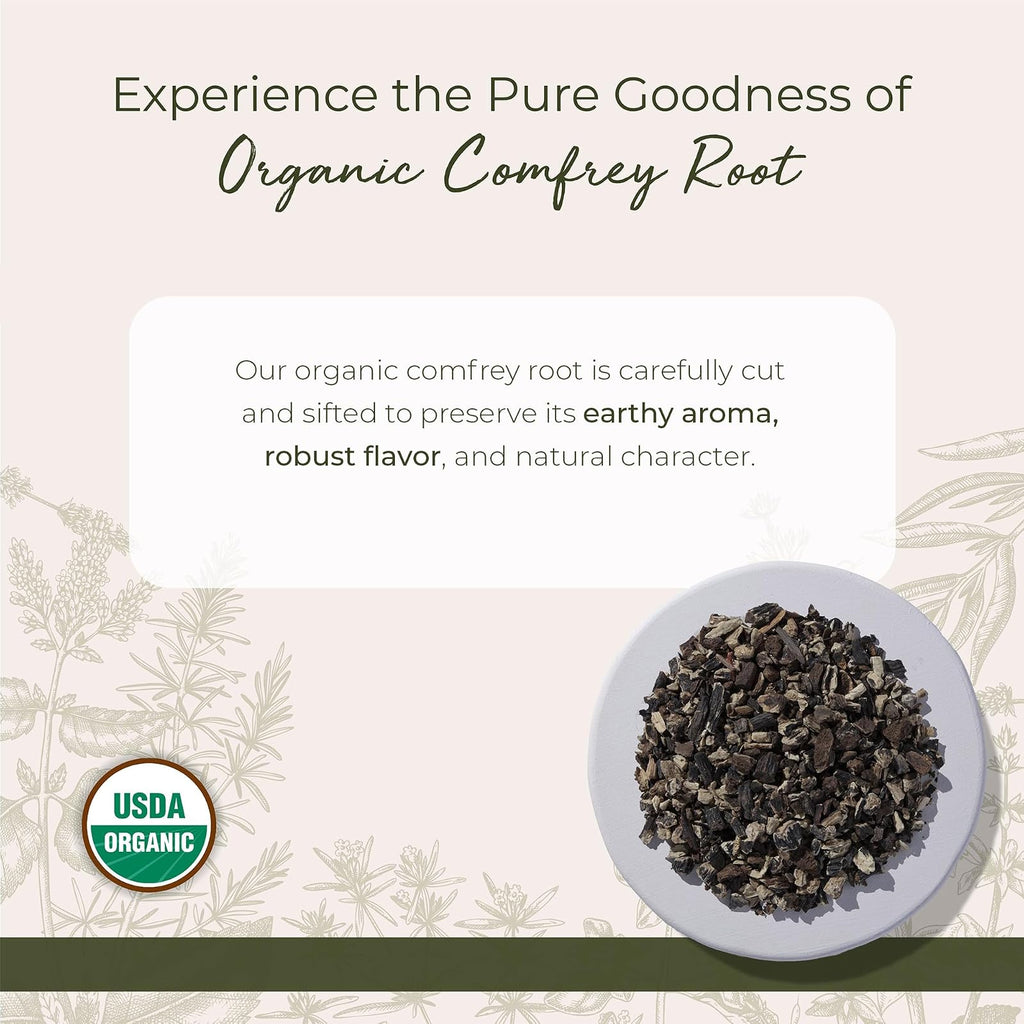 dried comfrey root for natural healing