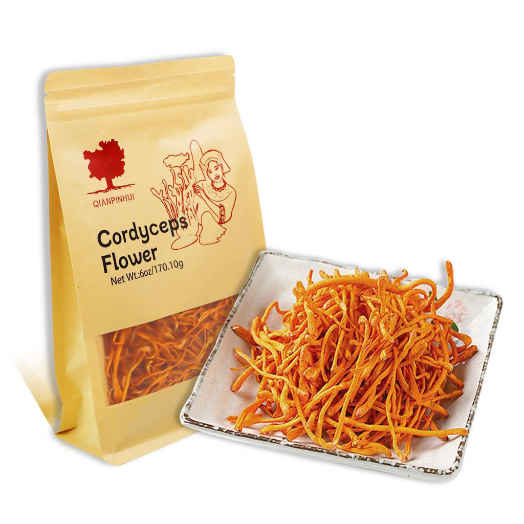 Dried cordyceps mushrooms for energy