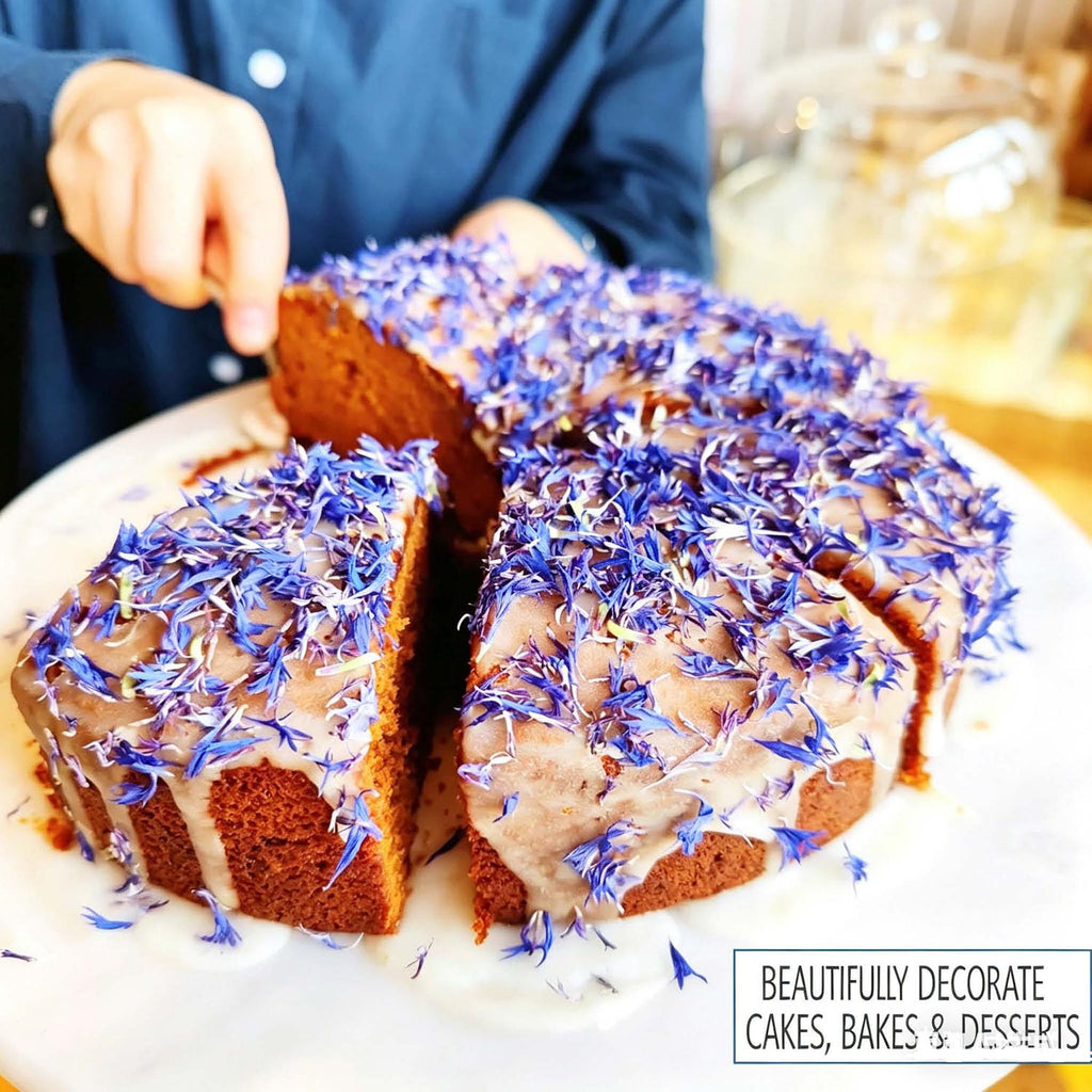 dried cornflower petals for herbal infusions