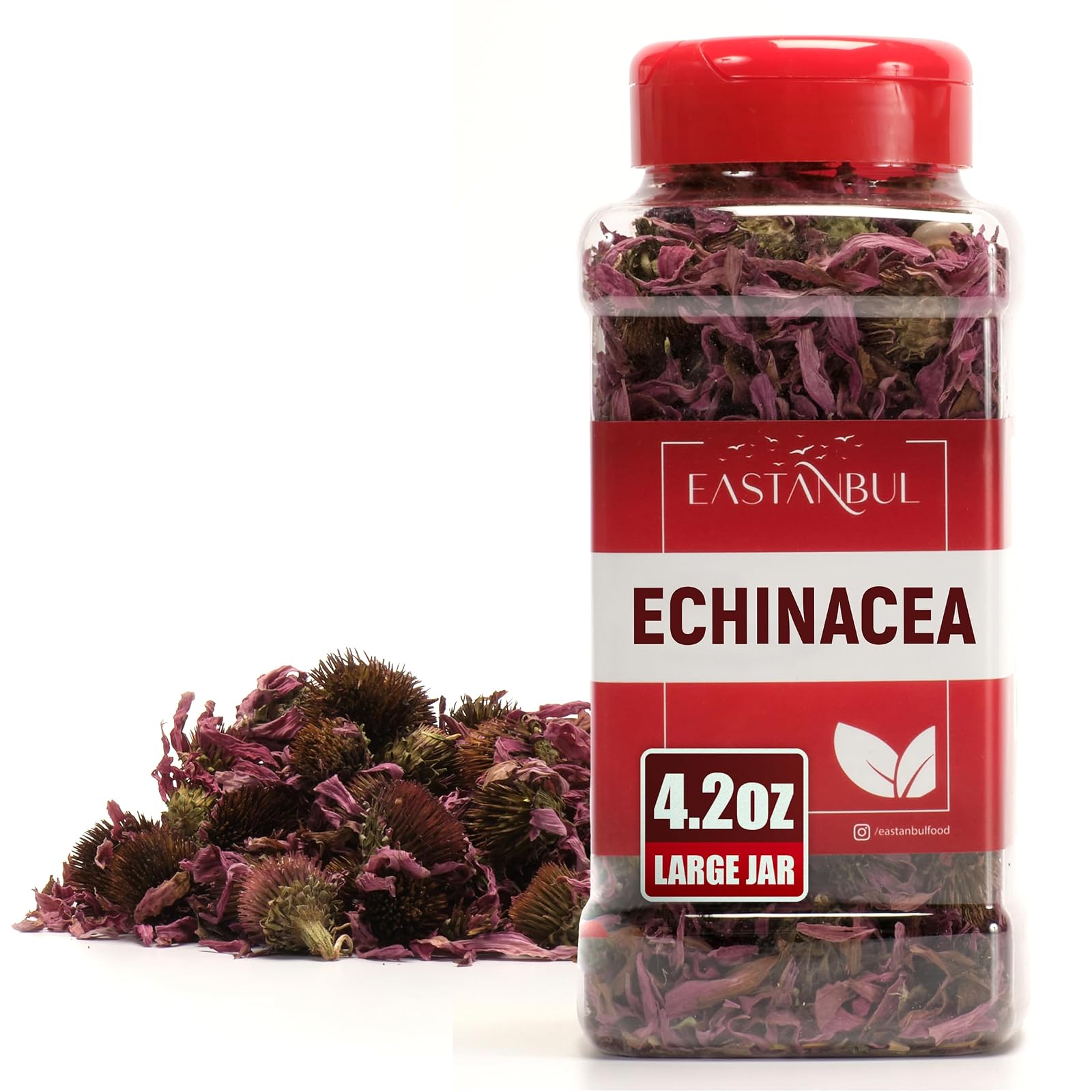 dried echinacea purpurea flowers