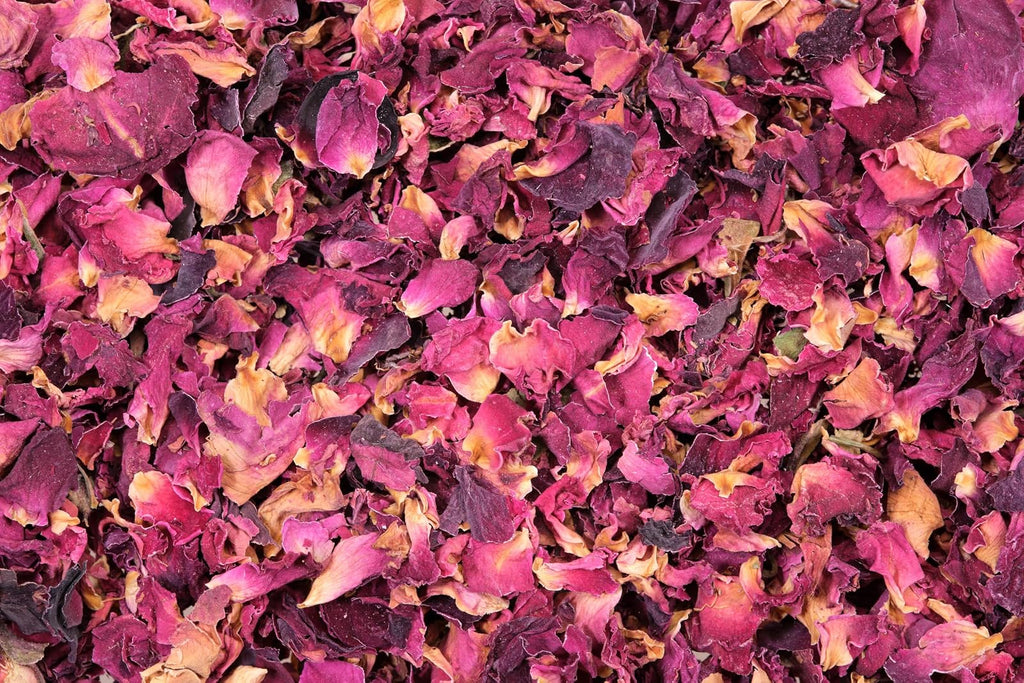 dried edible rose petals for baking