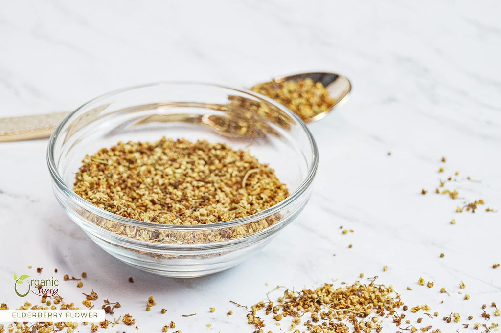 dried elder flowers tea benefits