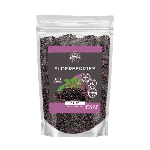 dried elderberries for homemade syrup