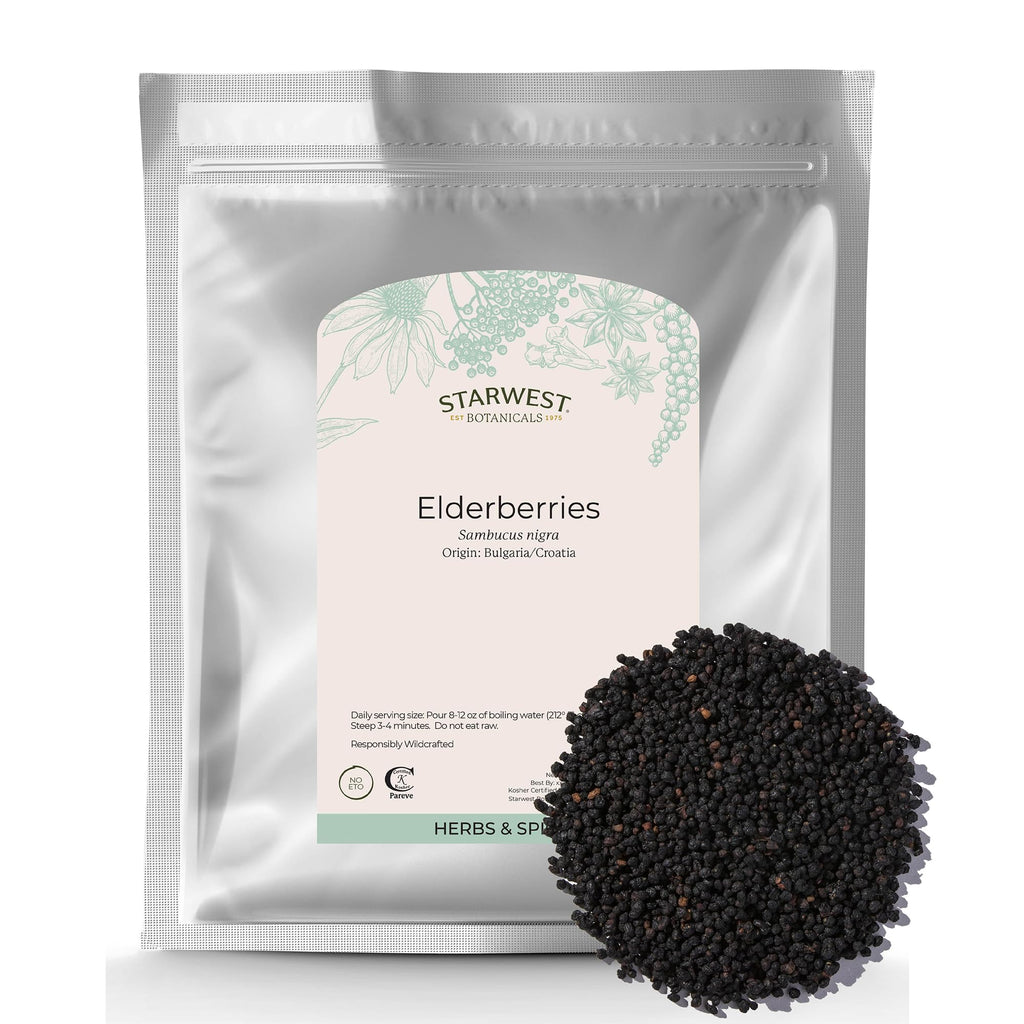 dried elderberries for syrup