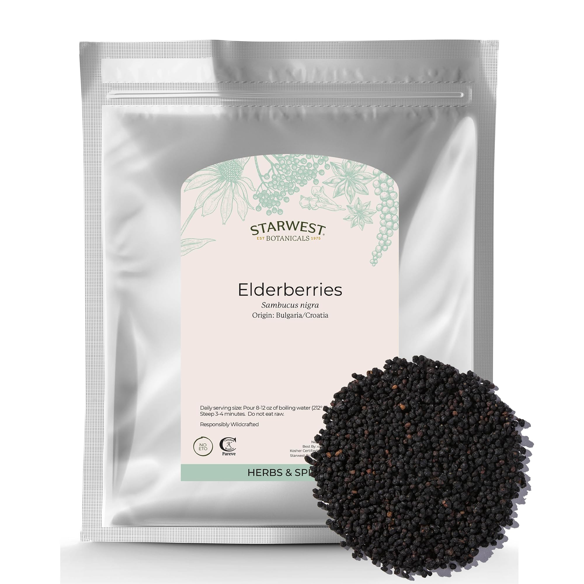 dried elderberries for syrup